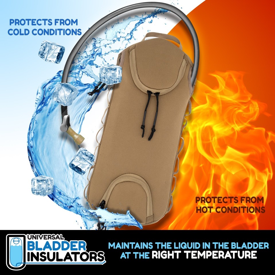 Universal Water Bladder Insulator - Hydration Pack Reservoir Insulation ...
