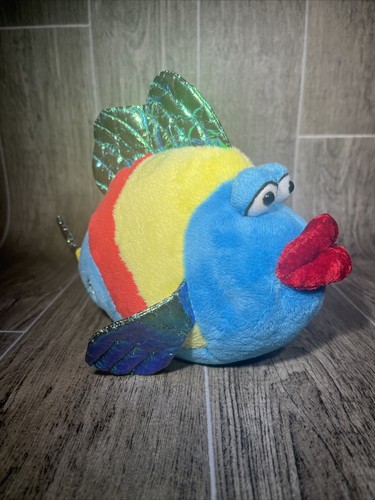 Ganz Webkinz Pucker Fish Plush Stuffed Animal Toy NO CODE Metallic Fins ...