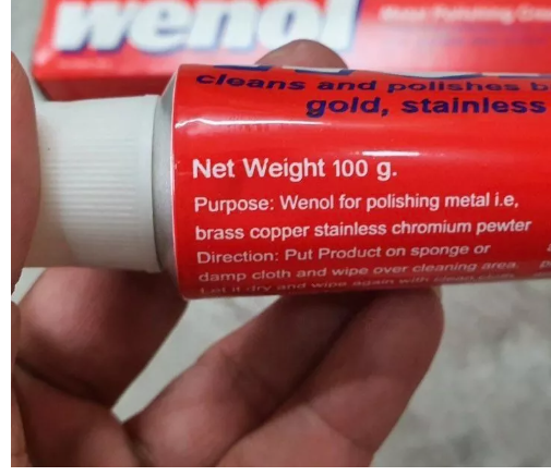 Wenol Metal Polish Cleaner for Brass Copper Silver Gold Stainless Steel ...
