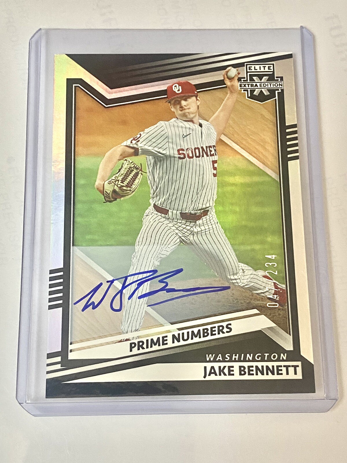 2022 Panini Elite Extra Edition Jake Bennett Auto /234 On-Card ...