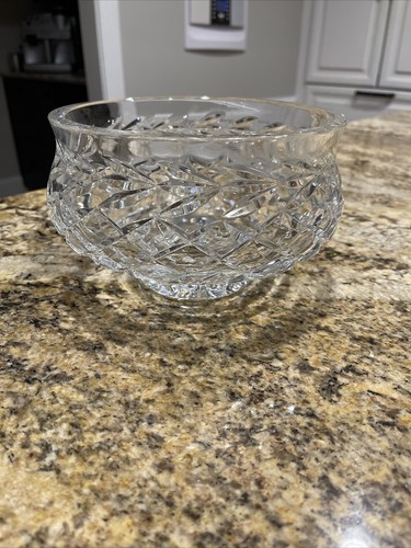 Waterford Crystal Footed Centerpiece Bowl in the Comeragh Pattern - 7. ...