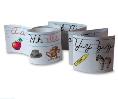 Cursive Alphabet Wall Strip by Wilson 2E Classroom Homeschool Teaching ...