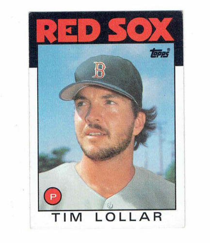 Tim Lollar Boston Red Sox Pitcher #297 Topps 1986 #Baseball Card | eBay