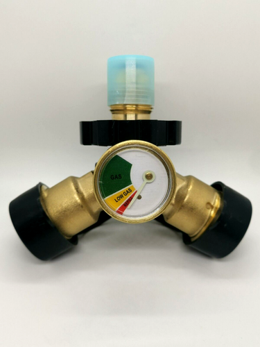 DUAL POL GAS OUTLET LPG DOUBLE ADAPTER POL26 ADAPTOR - Y CONFIGURATION ...