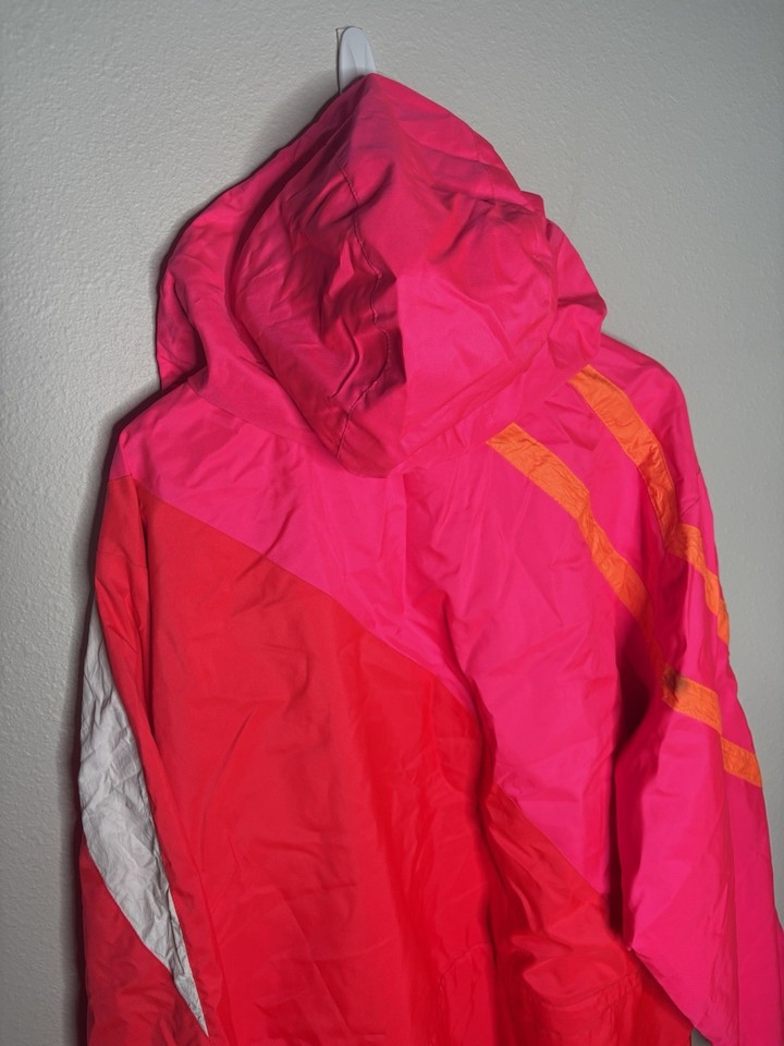 Obermeyer Ski Jacket Mens Large Pink Caribou Anorak Pullover Snowboard ...