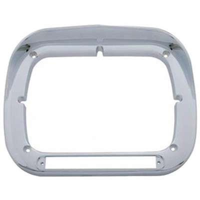 Replacement for T800 YEAR 2016 CHROME PLATED HEADLIGHT BEZEL 6X8IN W ...