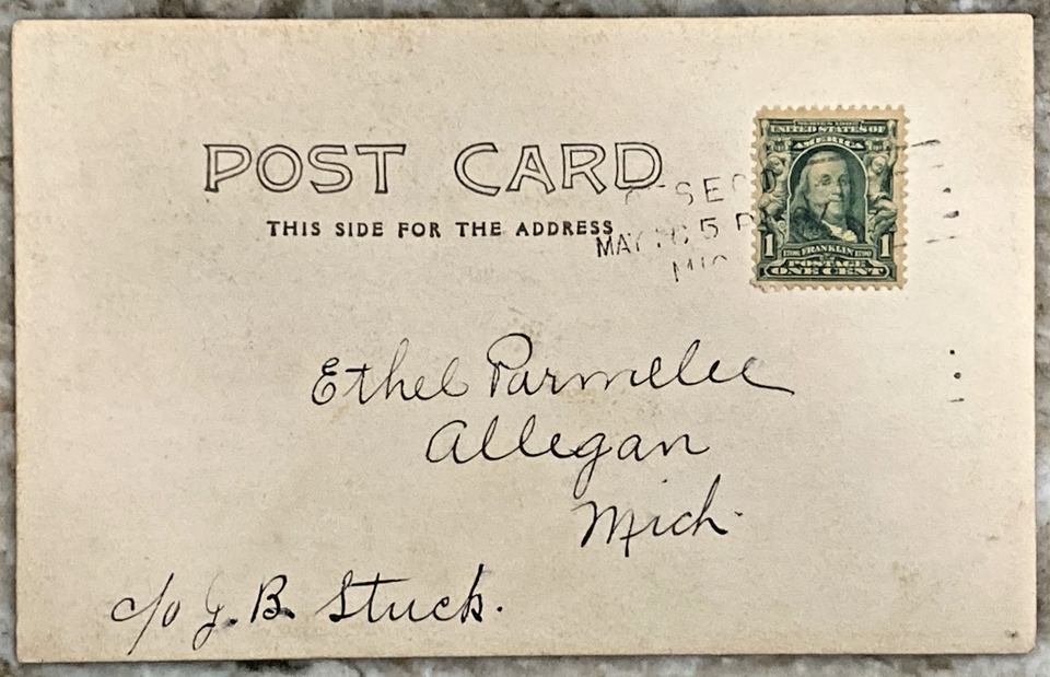 Catholic Church & Parsonage Otsego Michigan RPPC Postcard B908 | eBay