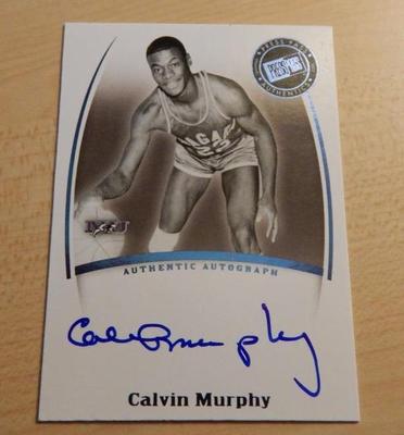 2007 PRESS PASS LEGENDS AUTHENTICS CALVIN MURPHY ON CARD AUTO NU | eBay