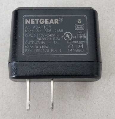 Netgear SSW-2458 | Charger | 5V 1A | AC Power Adapter | | eBay