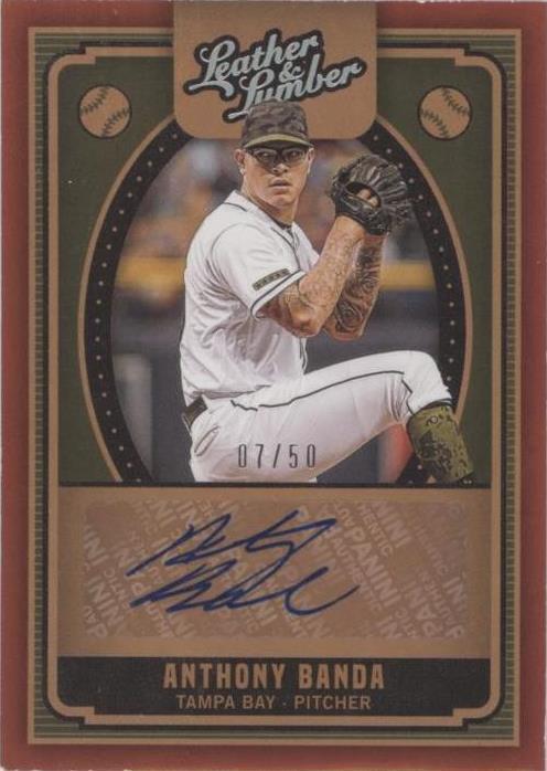 2019 Panini Leather & Lumber - Autographs Anthony Banda #AU-AB Holo ...