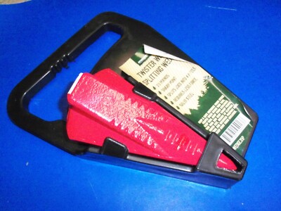 Splitting Wedge Steel Wedge 4 splitting firewood logs 3.5 lb W/HANGER ...