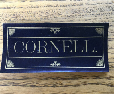 Antique Cornell Paper Label Ephemera Ornate | eBay
