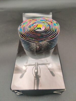 Handlebar Tape Colorful Rainbow Multicolor Black | eBay