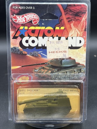 1981 Hot Wheels Black Walls No. 2518 MILITARY SHELL SHOCKER Action ...