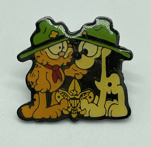 Vintage Garfield & Odie BSA Cub Scouts Hat or Lapel Pin 1978 United ...