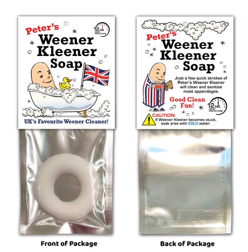 2 X United Kingdom UK Weener Cleaner Soap Willy Weiner JOKE GAG GIFT ...
