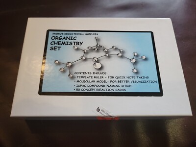 Organic Chemistry Set / Kit Andrus Educational Supplies Complete ...