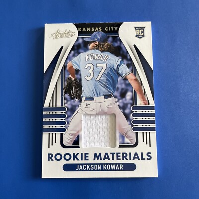 Jackson Kowar 2022 Panini Absolute Rookie Materials RC Jersey Card ARM ...
