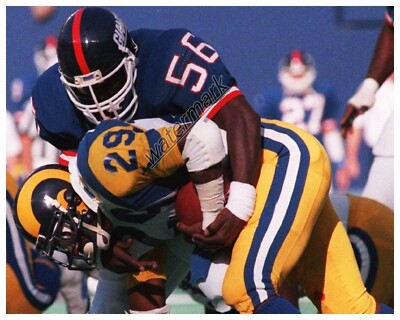 NFL New York Giants Lawrence Tackles Eric Dickerson Rams Color 8 X 10 ...