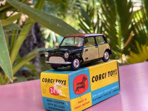 CORGI TOYS 249 MORRIS MINI COOPER neuf en boite d'origine mint in Box ...