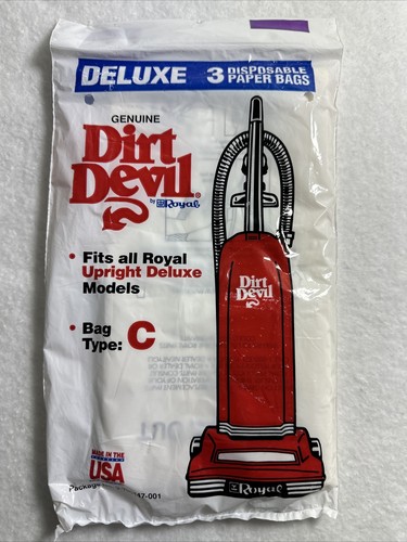 3 Fits For Dirt Devil 3700147001 Type C Deluxe Bags Fits For Dirt Devil ...