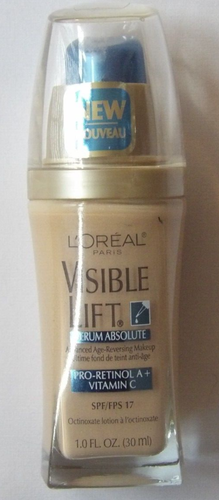 SEALED L’Oréal Visible Lift Serum Absolute Foundation SPF 17, Light ...