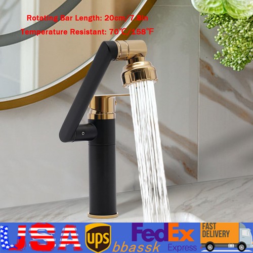 360° Rotating Kitchen Sink Tap Mixer Tap Bathroom Washbasin Mixer ...