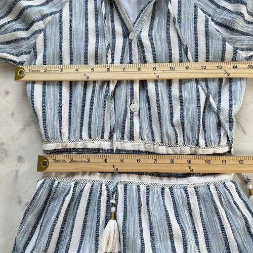 Bell by Alicia Bell Tuckernuck blue and white Striped dress Size XS | eBay