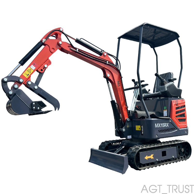 NEW AGT 1 Ton MX15RX Mini Excavator Digger RATO Gas Engine EPA w/Pilot ...