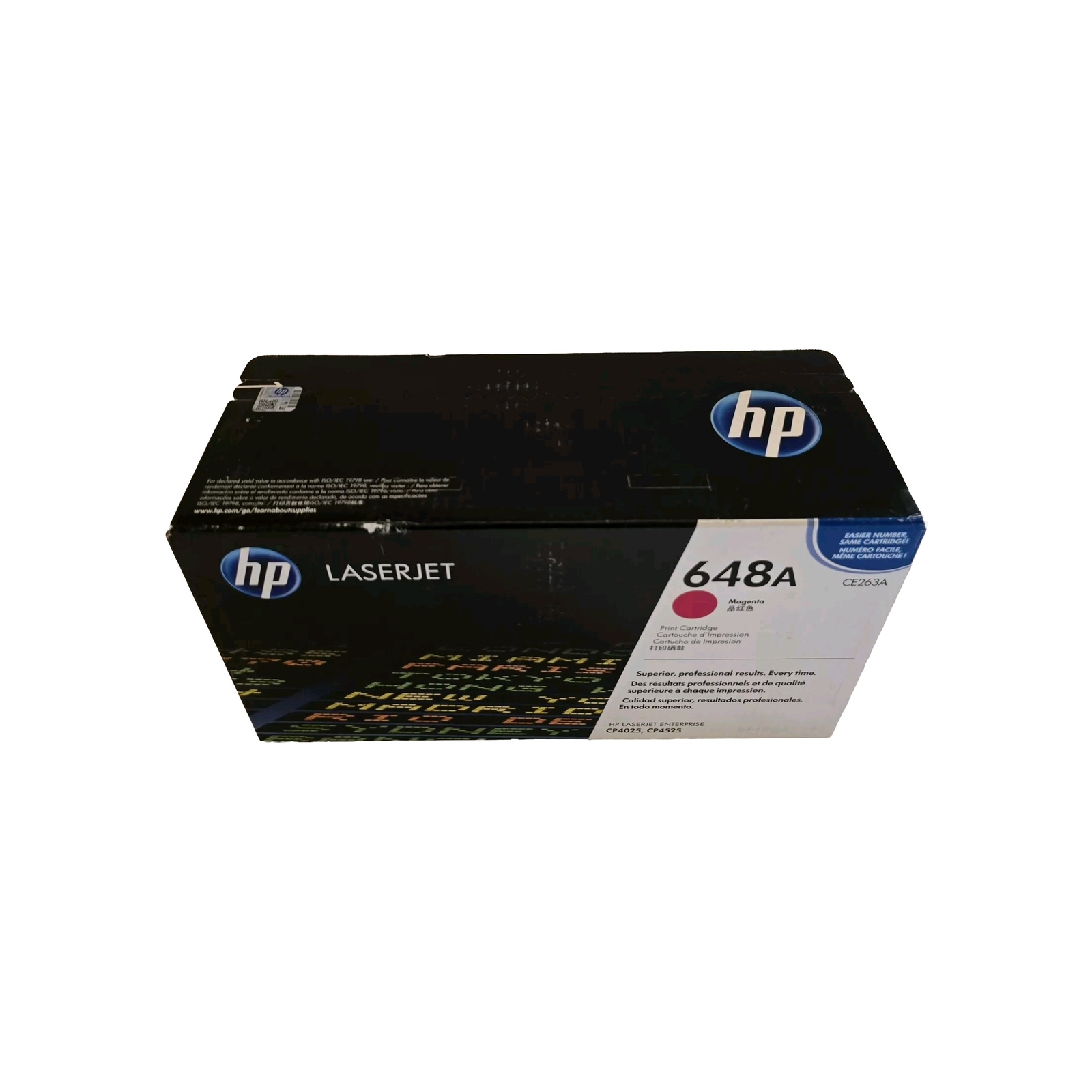 Genuine HP 648A CE263AC LaserJet Magenta Toner Cartridge CP4025 CP4525 ...