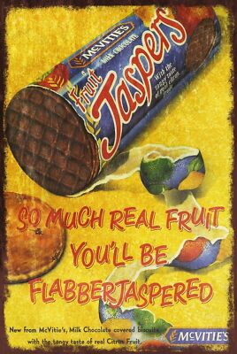 Jasper Biscuits McVities Advert Retro metal wall sign plaque, snack ...