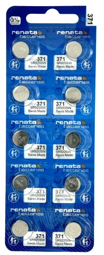 Wholesale 10 x Renata 371 Silver Oxide AG6 SR920SW Replacement Watch ...
