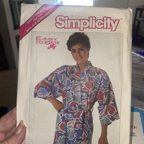 Vintage Simplicity Robe Easy Sewing Pattern 0017 Size Petite-Large Cut ...