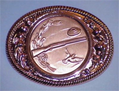 Trap Shooting, Skeet, Clays Belt Buckle #1 BRONZE SALE! | eBay