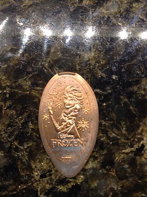 RETIRED Disneyworld Park Souvenir pressed penny FROZEN ELSA #1 #216 | eBay