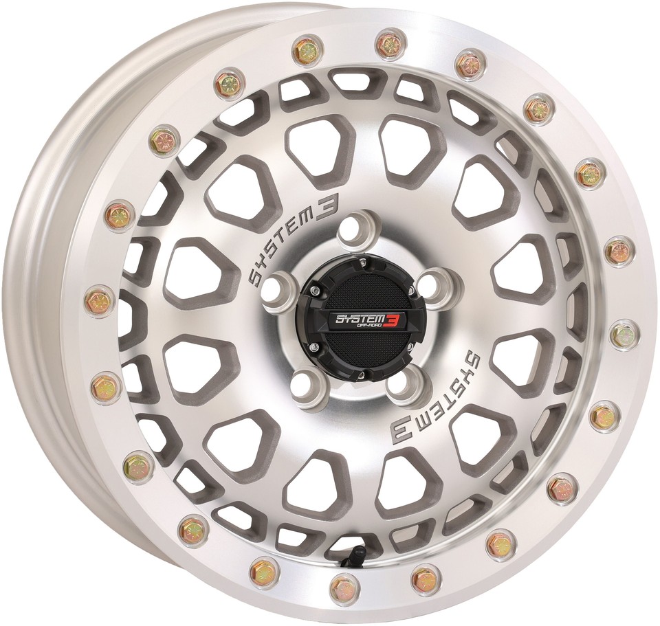 Kit 4 Quadboss QBT846 32x10-15 on System 3 SB-6 Beadlock Machined ...