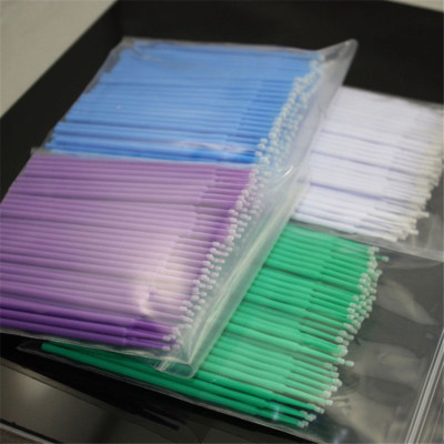 100×Dental Microbrush Disposable Bendable Applicators Tips Micro Brush ...
