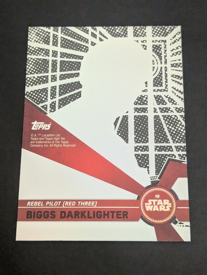2017 Topps Star Wars High Tek Form 1 Pattern 1 Biggs Darklighter #19 | eBay