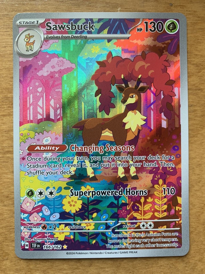 Pokemon Deerling 165/162 & Sawsbuck 166/162 Temporal Forces ...