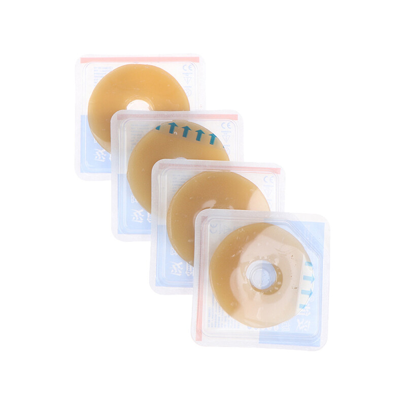 10Pcs Ostomy Bag Paste Ring Baseplates Stoma Leakproof Ring Prevent ...