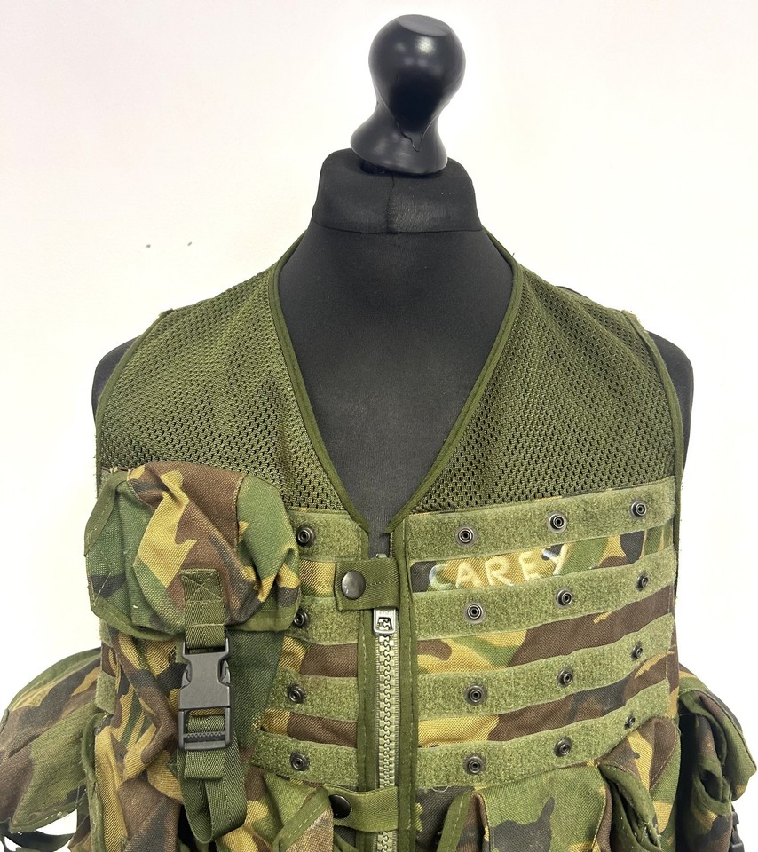 British Military DPM Camouflage Tactical Webbing Assault Vest | eBay UK