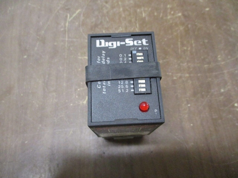 SSAC Digi-Set Time Delay Relay TDML24DL 24VDC w/ Base Used | eBay