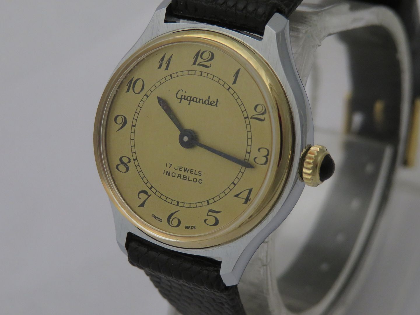 vintage nos gigandet watch swiss made 1960's new - Gem