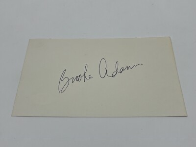 Brooke Adams Invasion of the Body Snatchers Signed Autograph Index Card ...