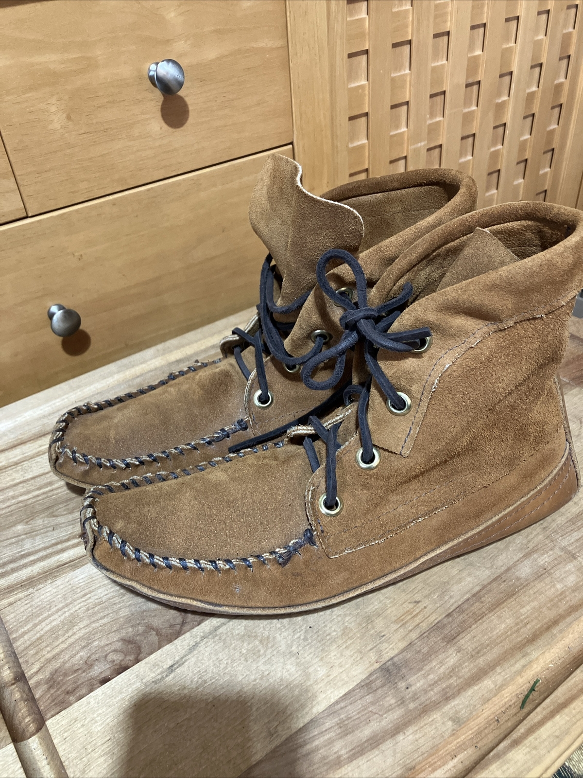 Itasca Moccasin Men's Hatchie Moccasin Leather Boot S… - Gem