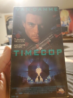 Timecop (VHS) Jean-Claude Van Damme, Sci-Fi Buy 2 and get 1 free ...