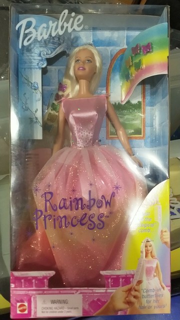 Rainbow Princess Barbie 1999 Mattel Collectible #26357 for sale online ...