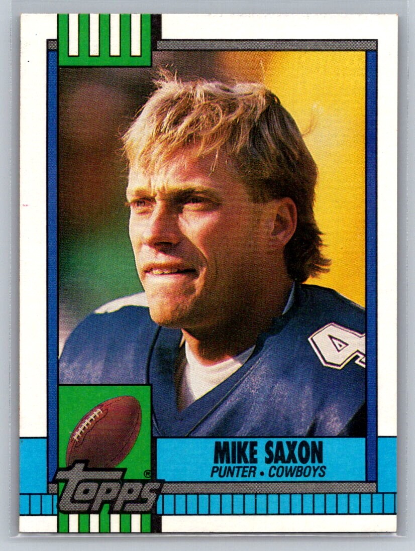 #494 Mike Saxon Rookie Dallas Cowboys 1990 Topps | eBay