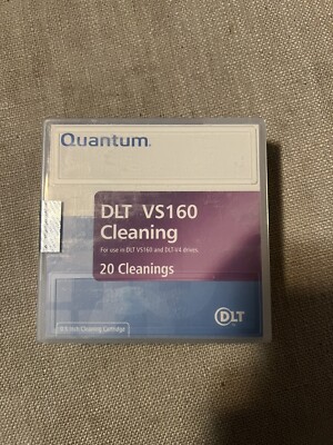 QUANTUM DLT VS160 CLEANING CARTRIDGE 20 CLEANINGS NIB | eBay