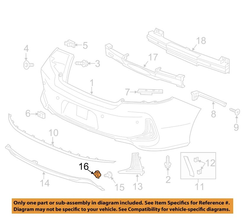 HONDA OEM Quarter Panel-Inner Liner Nut 90331S3Y003 | eBay